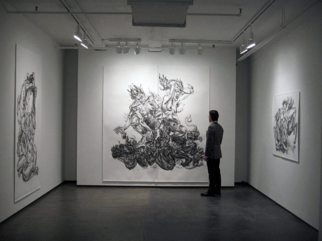 Jimmy Ong | Representing diverse families by large-scale charcoal ...